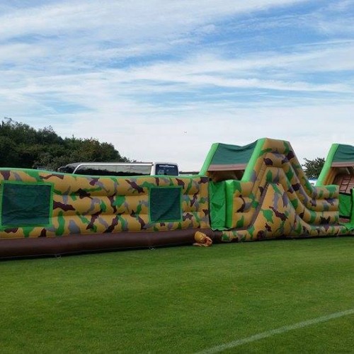75ft inflatable Army Assault Course