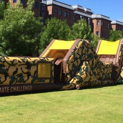 150ft Army Assault Course - Inflatable Army Obstacle Course - Inflatable