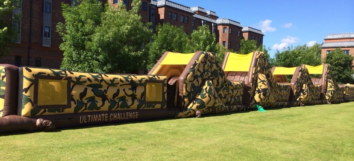 150ft Army Assault Course - Inflatable Army Obstacle Course - Inflatable