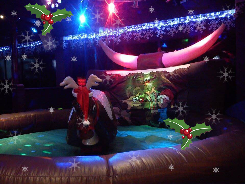 Rodeo Reindeer Hire - Monster Event Hire Bucking Reindeer hire